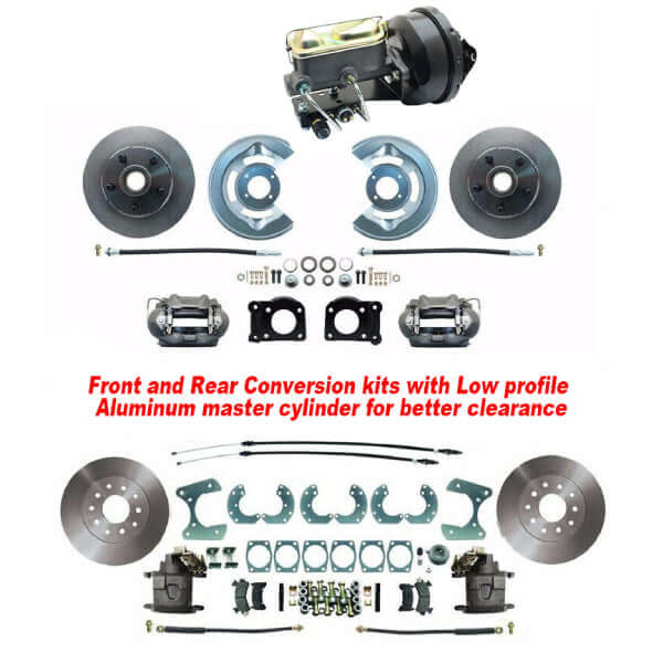 V8 Power Front and Rear Disc Brakes Kits, All transmissions options ...