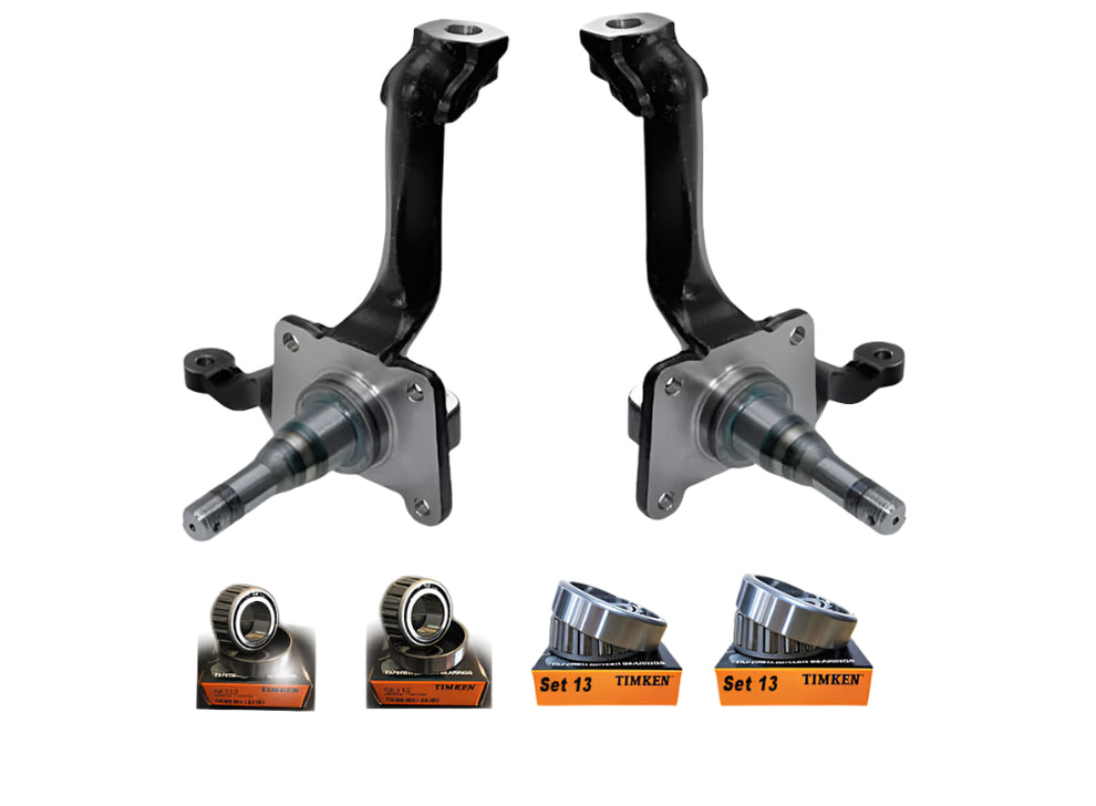 1964-69 Mustang Heavy-Duty V8 Brake Spindle Kit with Timken Bearings ...