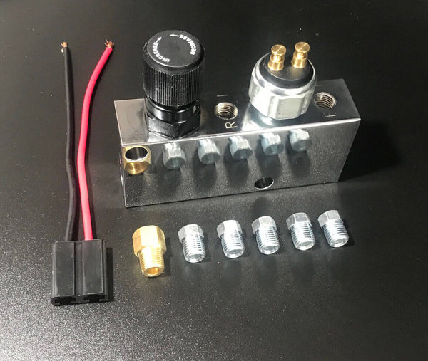 Chrome Adjustable Brake Proportioning Valve & Distribution Block for ...
